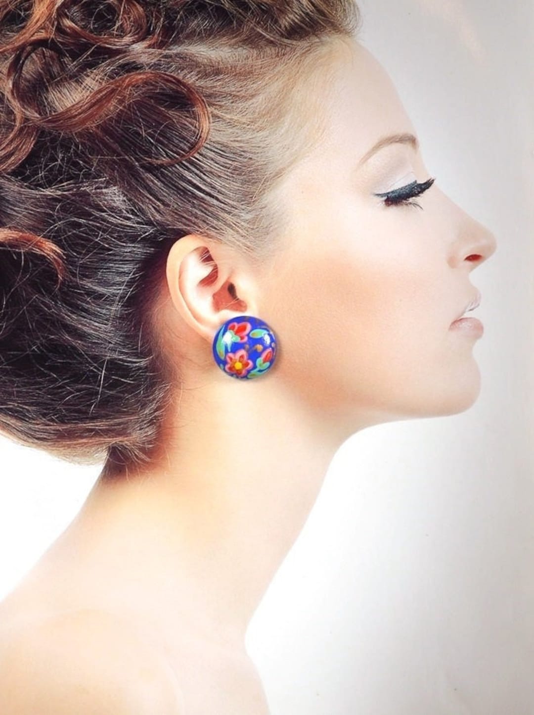 Bohemian Boho Studs Earrings Hippie Flower Stud, Cute Gift for ...