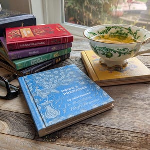 Jane Austen Reclaimed Wood Book Coaster Set - A Book Lovers Perfect ...