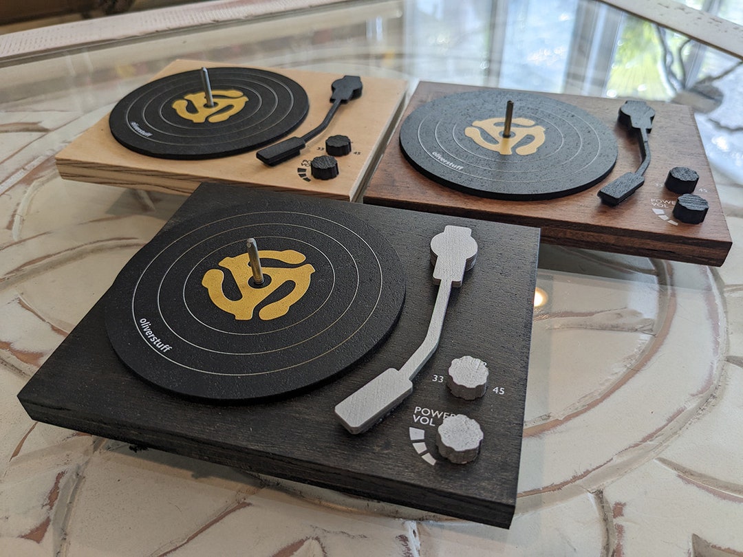 Turntable Holder for Record Coasters - Holder Only, Does Not Include ...