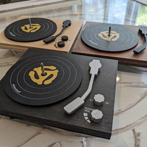 Funny Vinyl Record Coasters With Turntable Holder - Make a Set With 26 ...