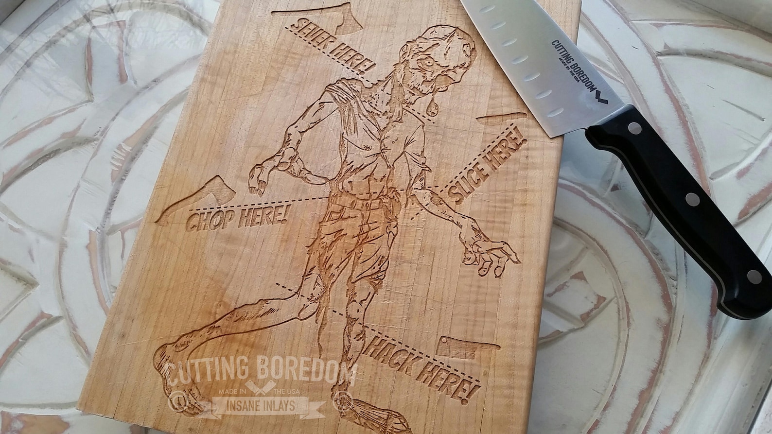 9x13 Zombie Cutting Boards. Halloween Chop Down Veggies... and - Etsy