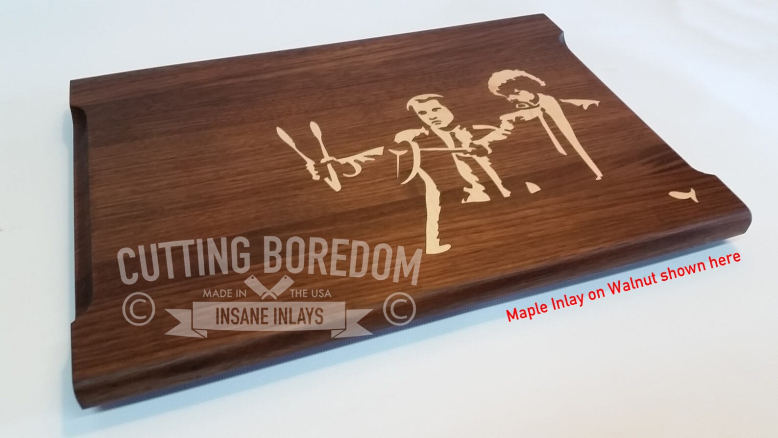 8x12x3/4 Pulp Kitchen - Pulp Fiction Cutting Board, Chef Gift, Artsy ...