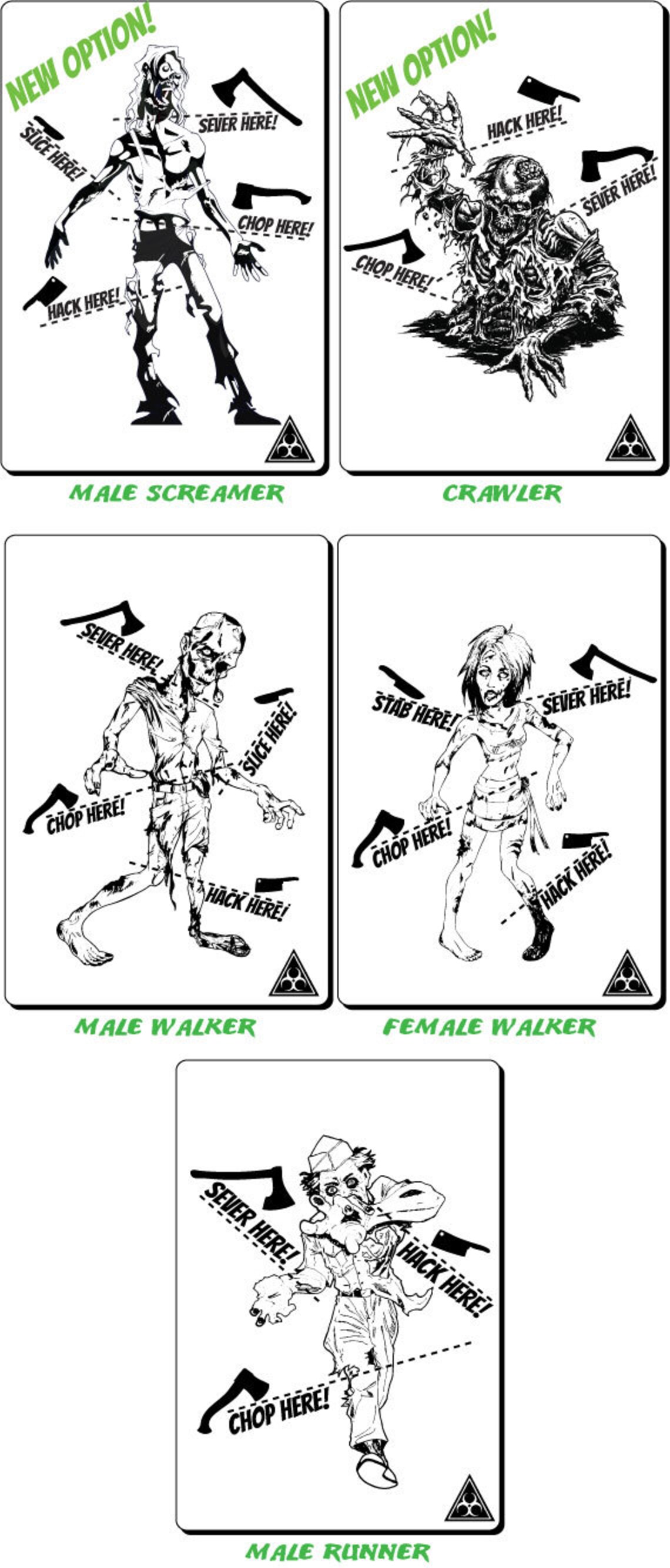 11x14x1" Zombie Cutting Boards. Halloween Cutting Board. Chop Down ...