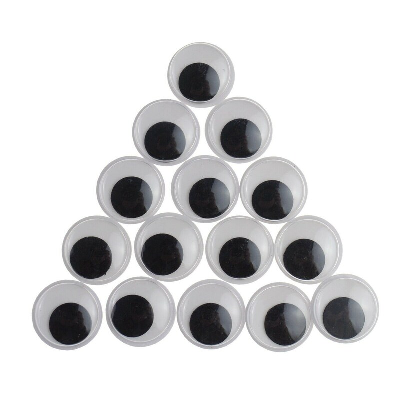 Googly Wiggly Wobbly Craft Eyes Self Adhesive Stickers Many Etsy Uk