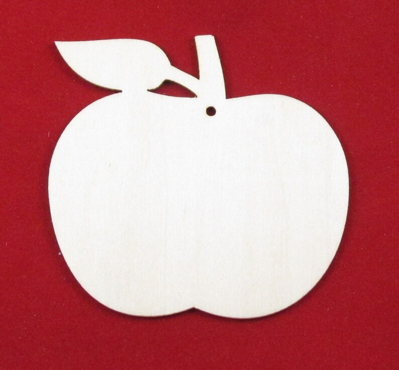 Wooden Apple Craft Shapes 50mm 70mm & 100mm Plain Wood Gift - Etsy