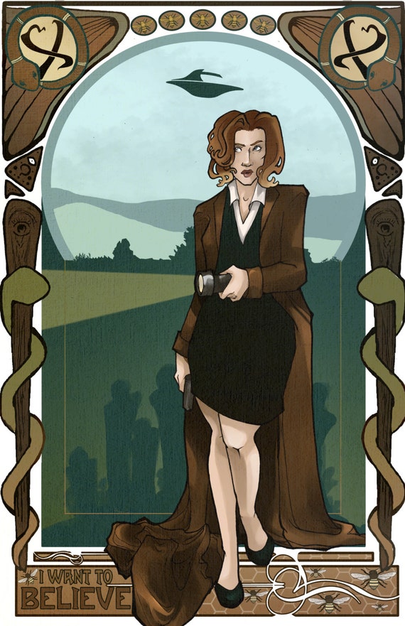 Agent Scully Cartoon