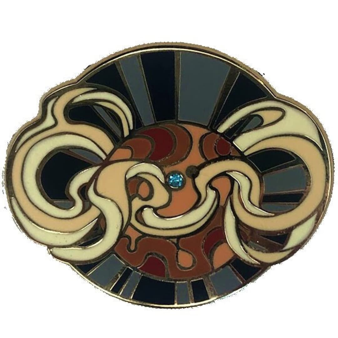 Art Nouveau Enamel Pin Limited Edition Pale Blue Dot Space Voyager Sun ...
