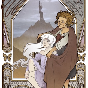 The Last Unicorn Poster Print Amalthea Molly Grue - Etsy