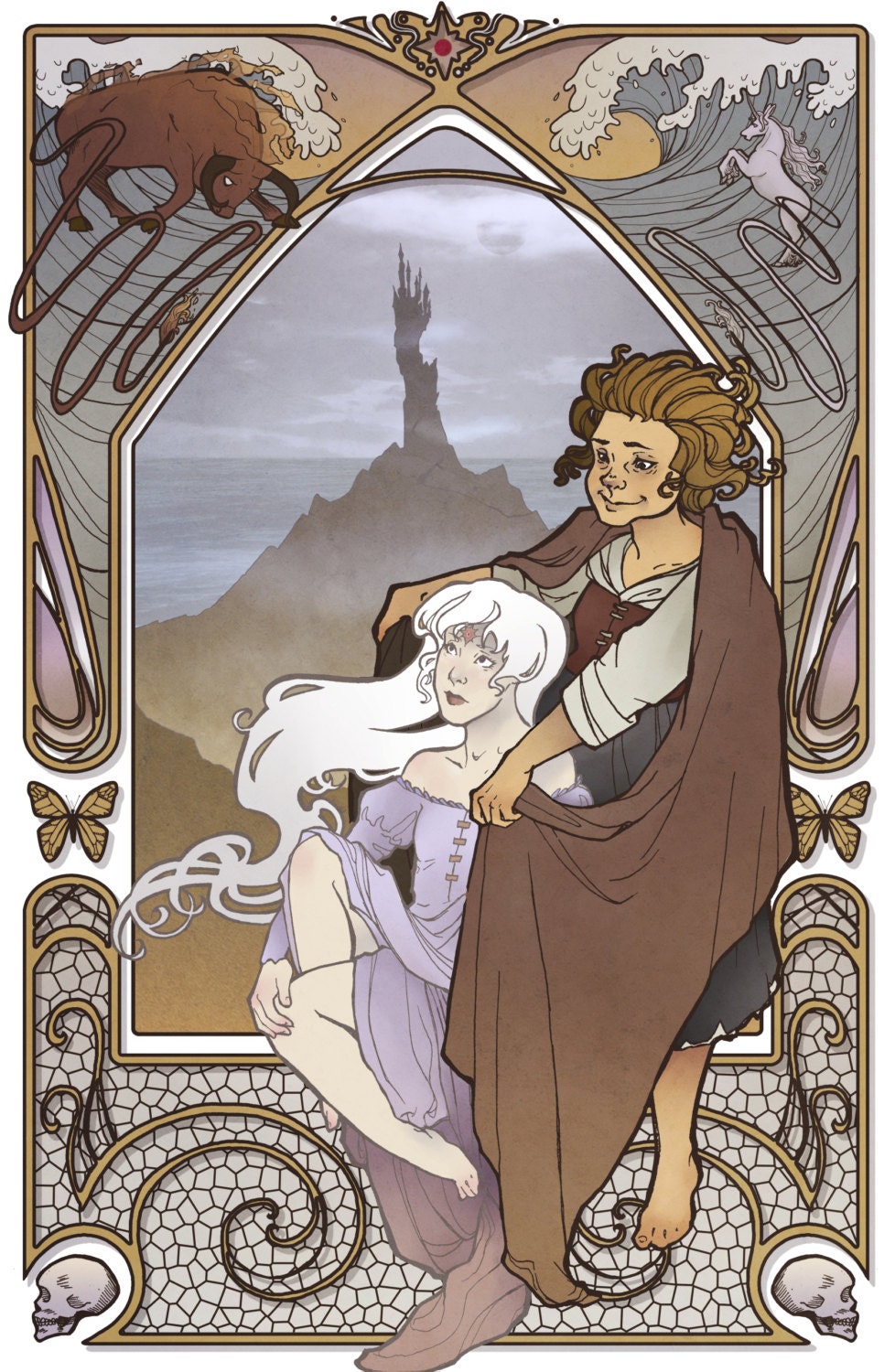 The Last Unicorn Poster Print Amalthea Molly Grue - Etsy