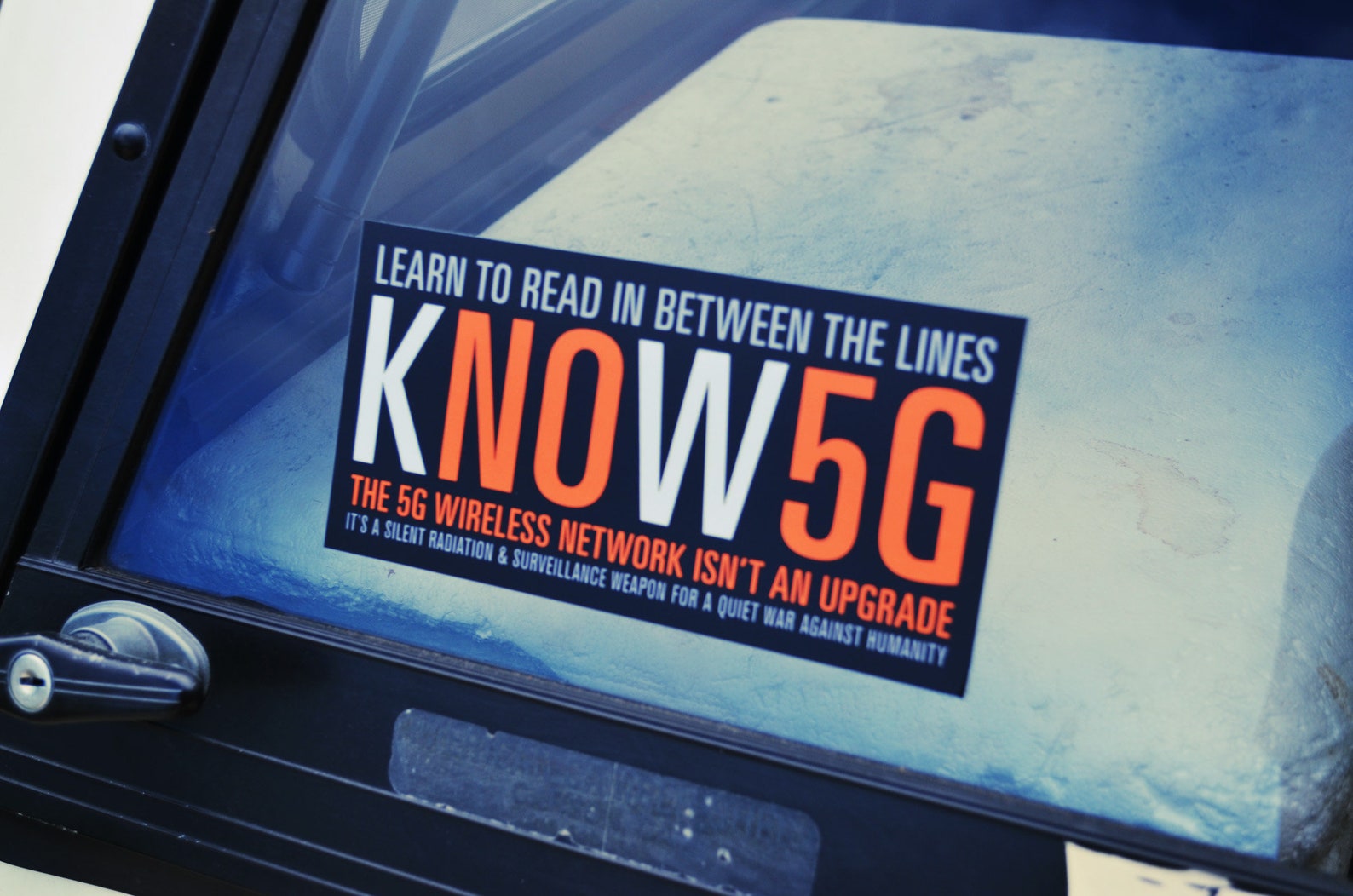 STOP 5G know 5g Sticker Large 7.5in X 3.75in - Etsy