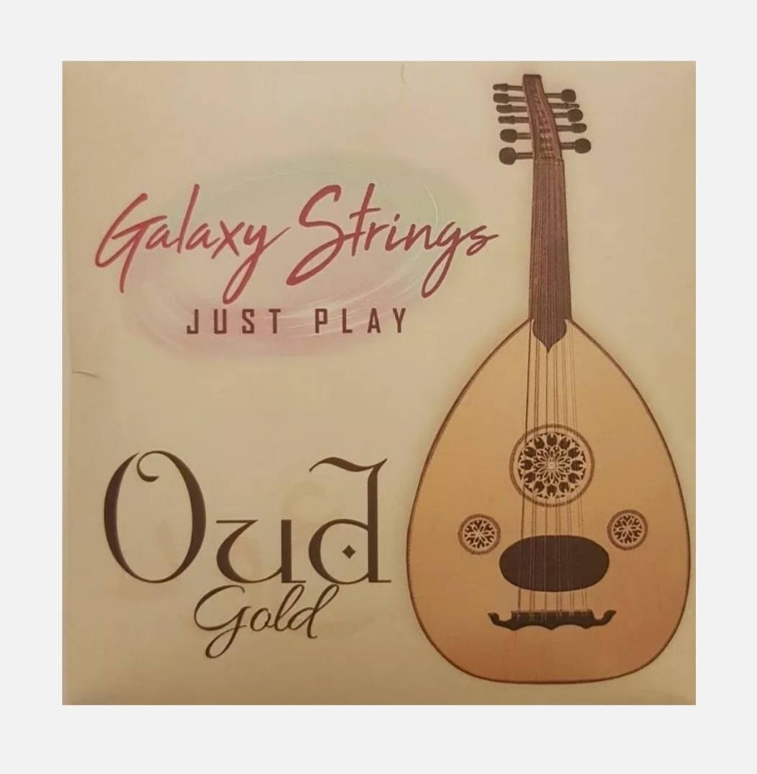 Galaxy Oud Strings, Golden Carbon and Silver Wound String, 11 Strings ...