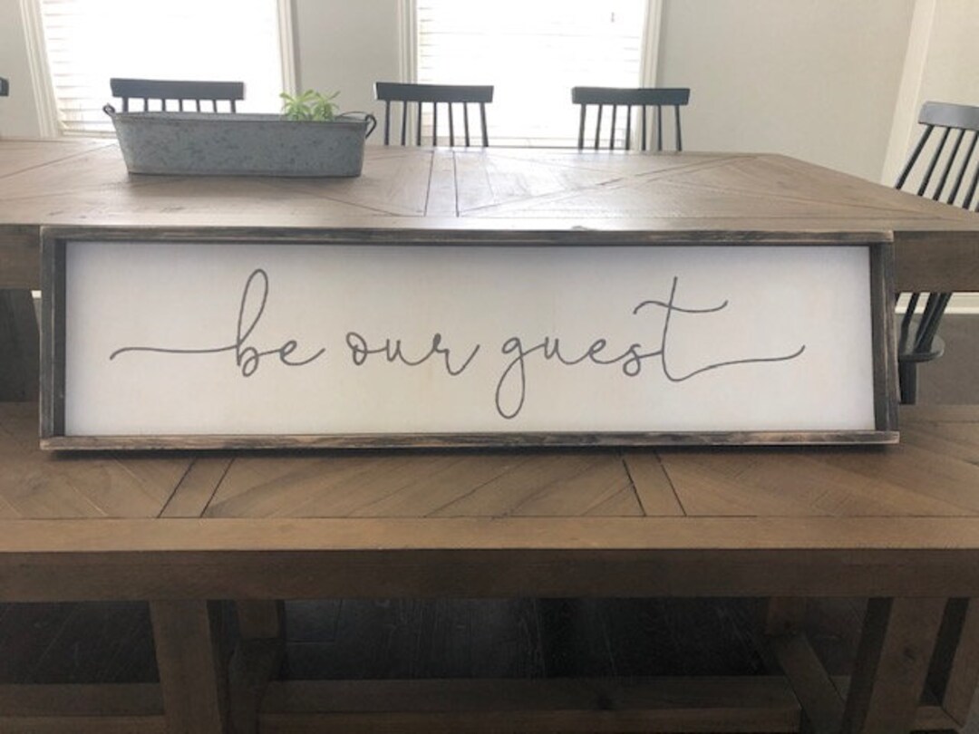 Be Our Guest, Guest Room, Guest Sign, Guest Room Wall, Farmhouse Wall ...