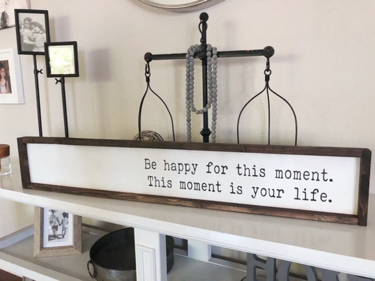 Be Happy for This Moment.this Moment is Your Life.wall Decor ...