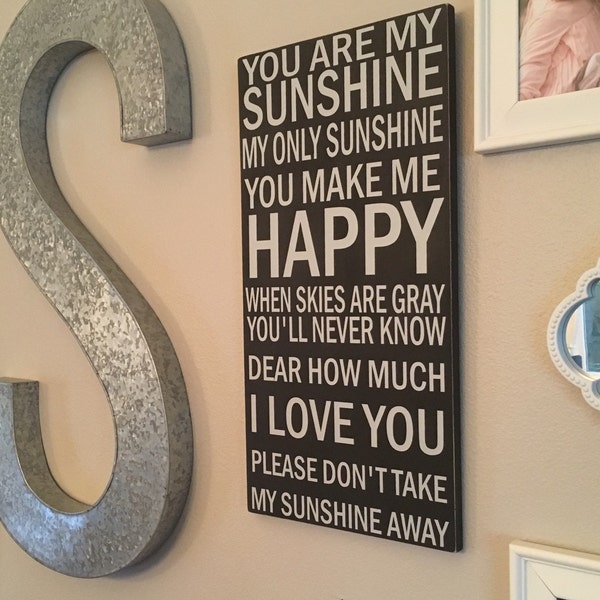 My Sunshine Wall Art - Etsy