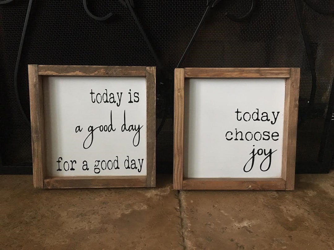 Today is a Good Day,choose Joy,today Choose Joy,wall Decor,bathroom ...