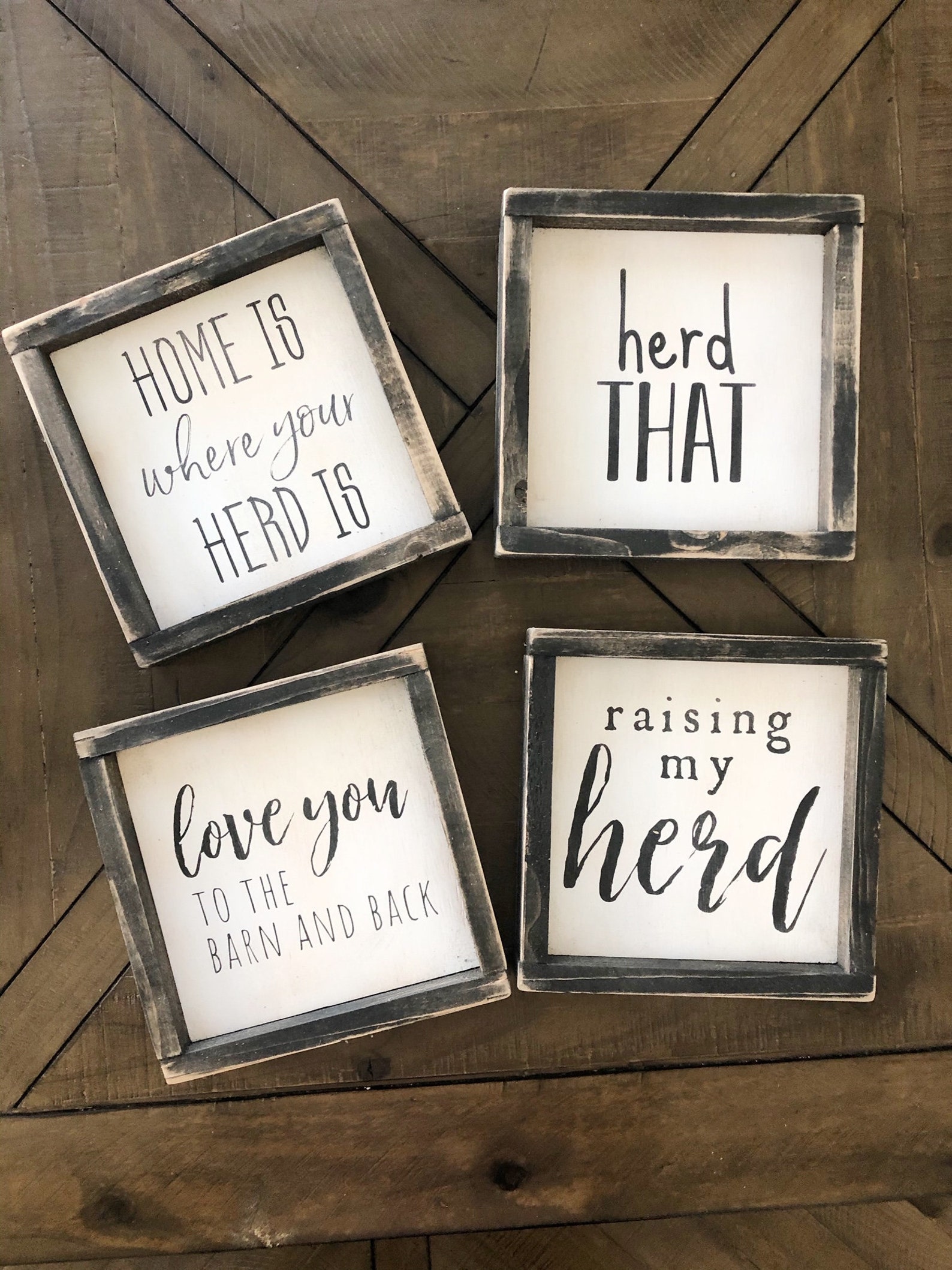 Farmhouse Signs Mini Signs Farm Style Decor Barn Signs | Etsy