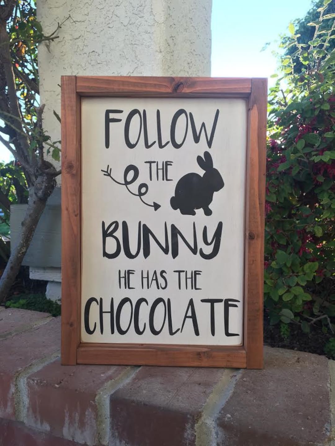 Easter Bunny Sign,easter Decor, Easter Wall Art,farmhouse Easter ...