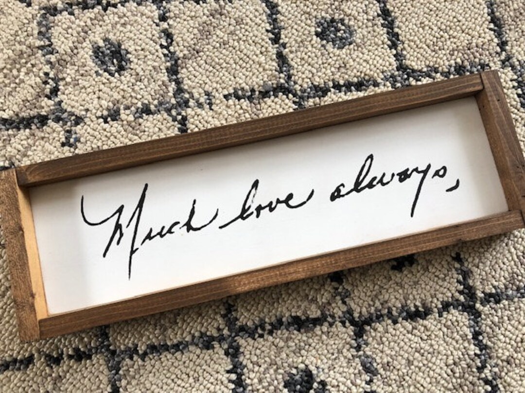 CUSTOM Sign,personalized Sign,loved Ones Handwriting,sentimental Gift ...