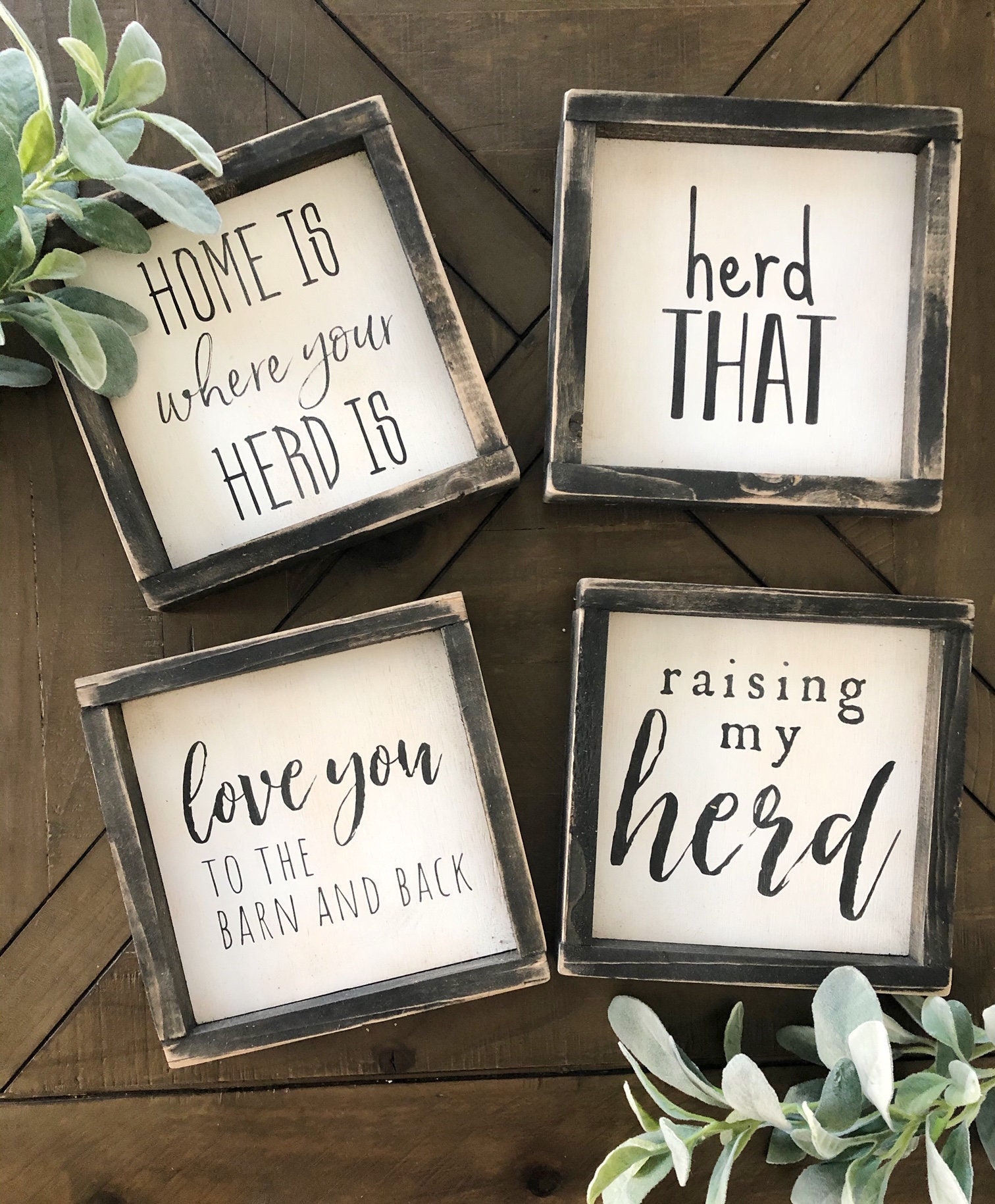 Farmhouse Signs Mini Signs Farm Style Decor Barn Signs | Etsy