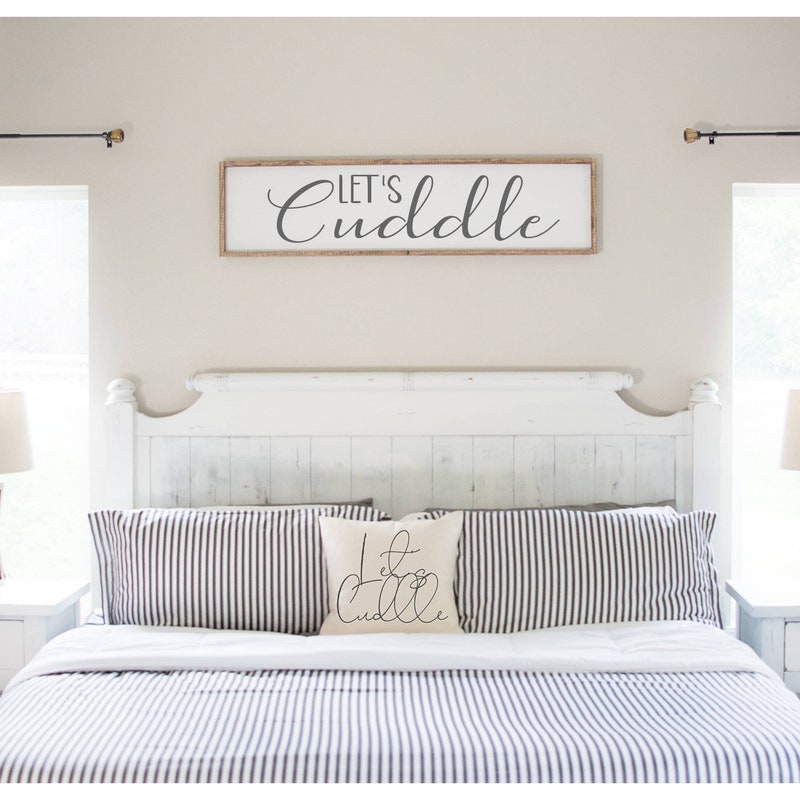Lets Cuddle Sign - Etsy