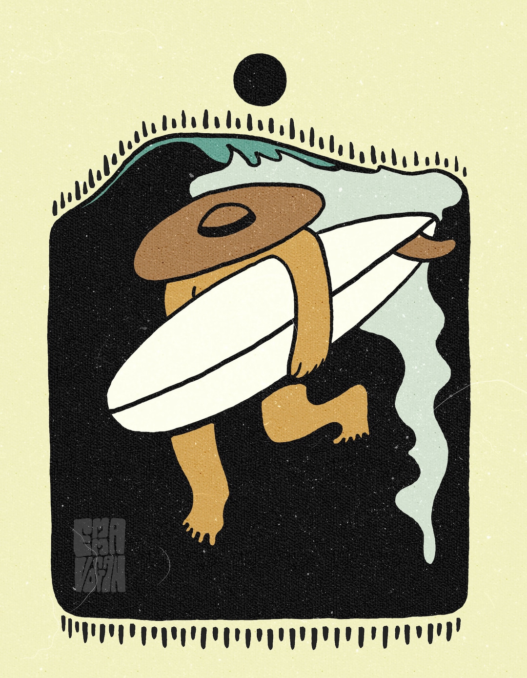Surf Seeker Print - Etsy