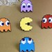 Pac-man Pins 5 Pc Set. Arcade Games. 80's Video Games. Enamel Pins. - Etsy