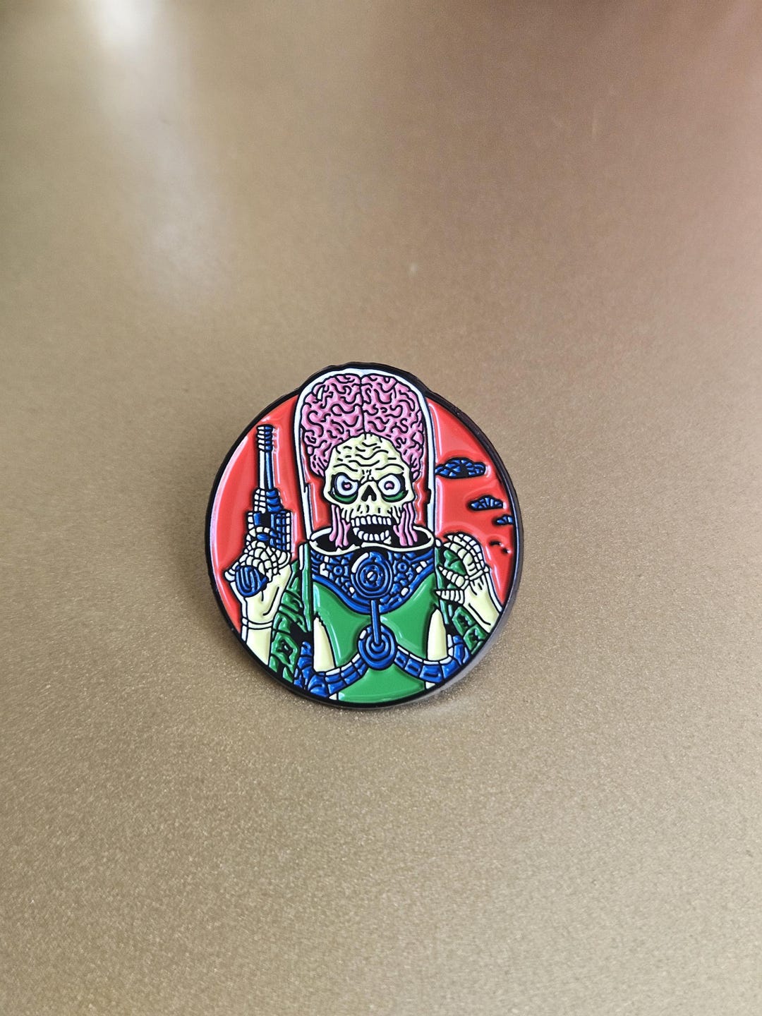 Mars Attacks Pin. Enamel Pin. Halloween Accessories. Backpack ...