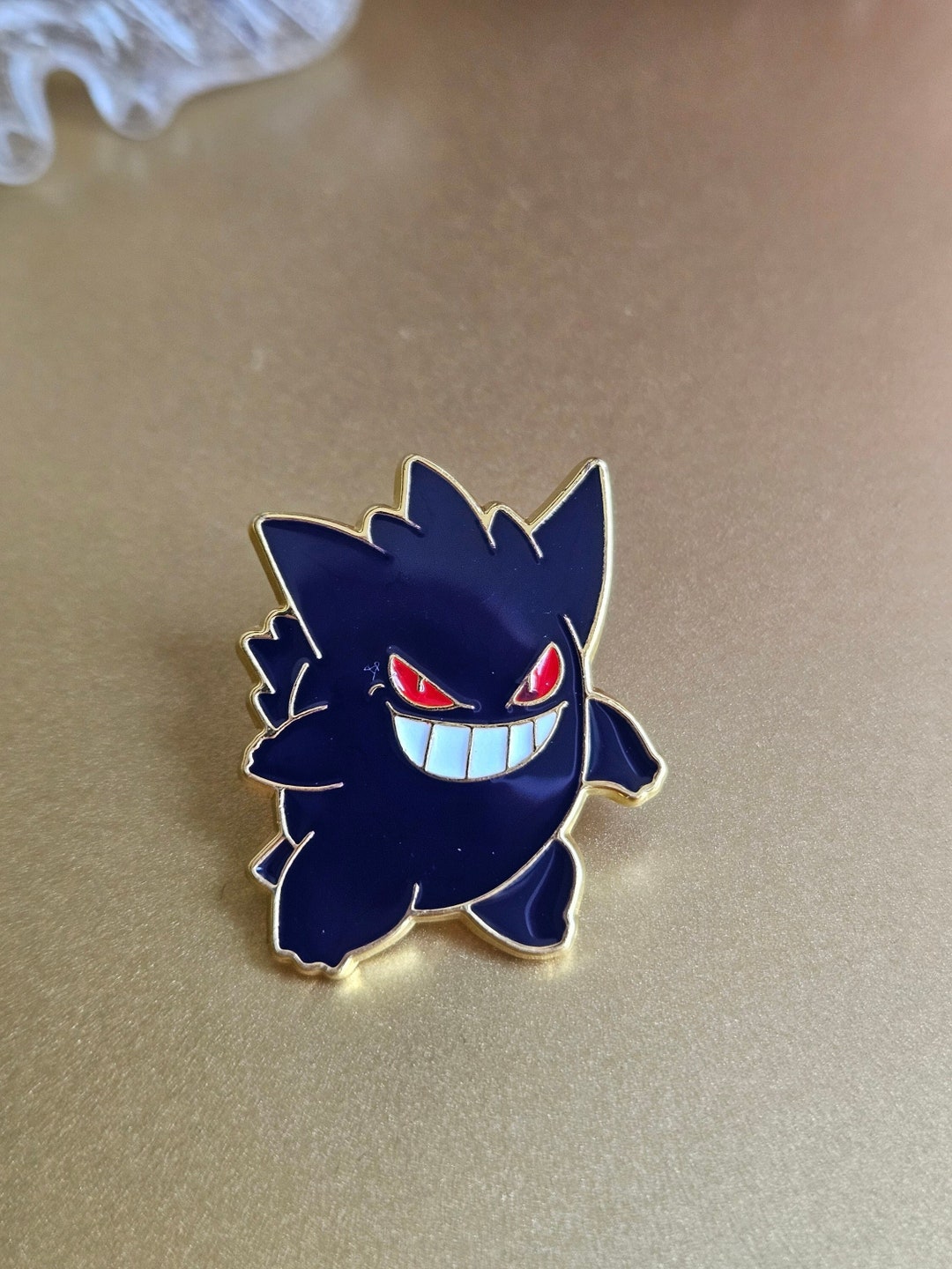 Gengar Pokemon Pin / Cartoon Enamal Pin - Etsy