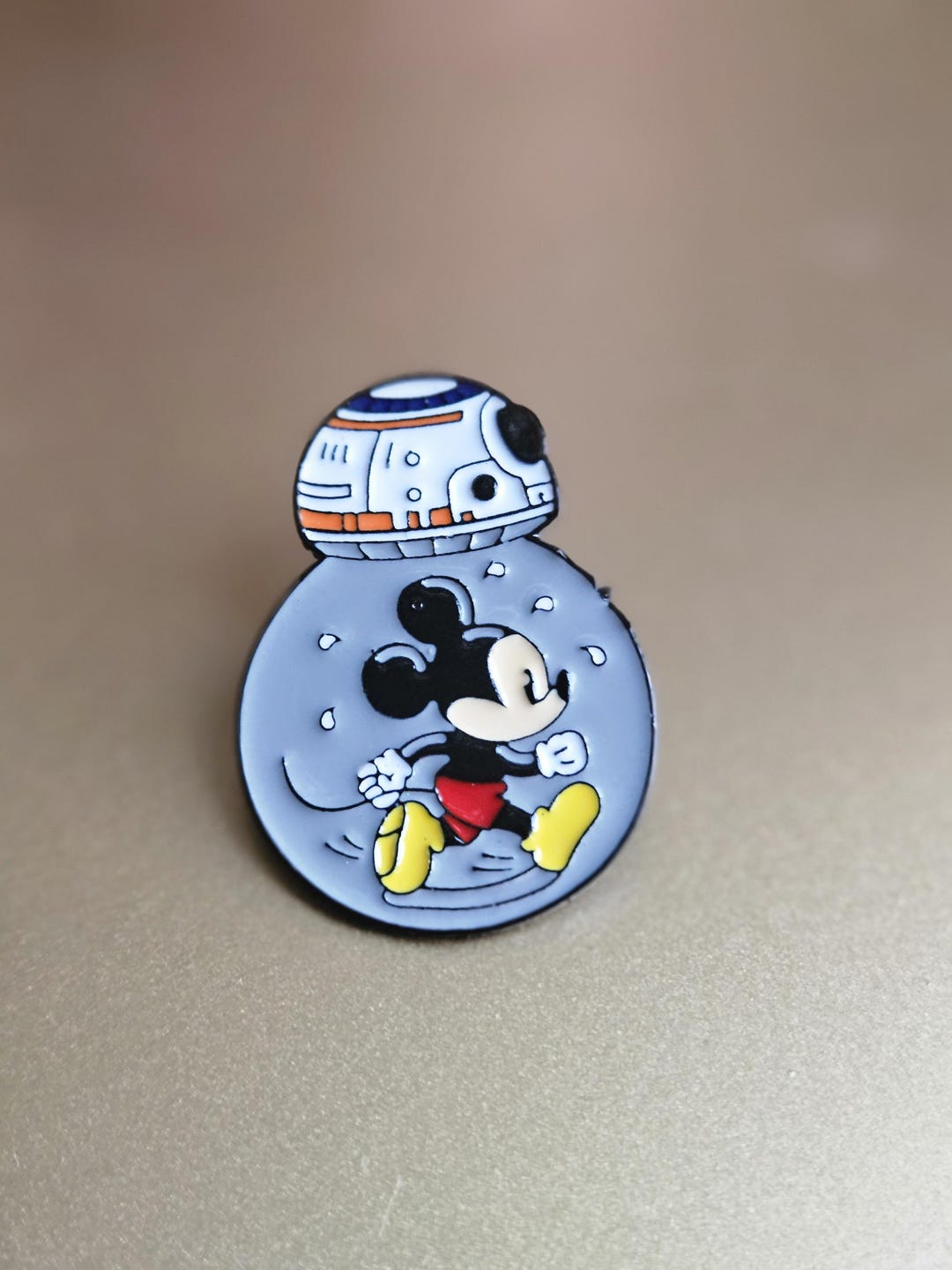 Mickey Mouse Droid Pin. Star Wars Pin. Backpack Accessorirs. BB8. - Etsy