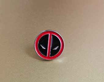 Deadpool Badge Logo Pin Button 38mm - Etsy