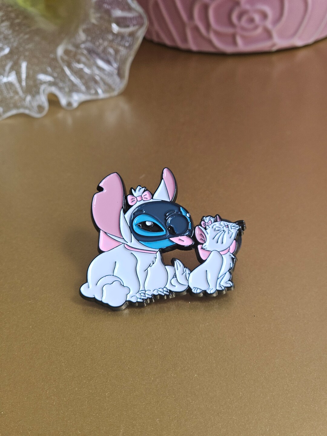 Stitch and Marie Pin / Disney Enamel Pin / Trading Pin - Etsy