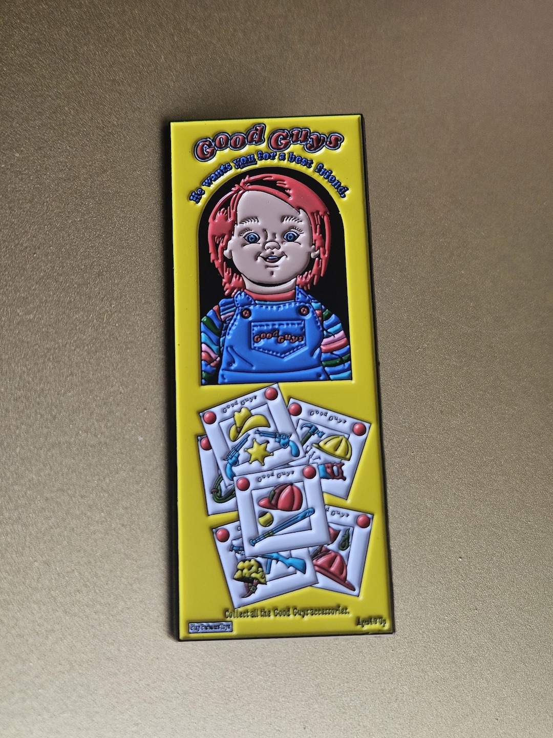 Chucky Pin. Movie Pin. Halloween Accessories. Chucky Doll Pin. Child's ...