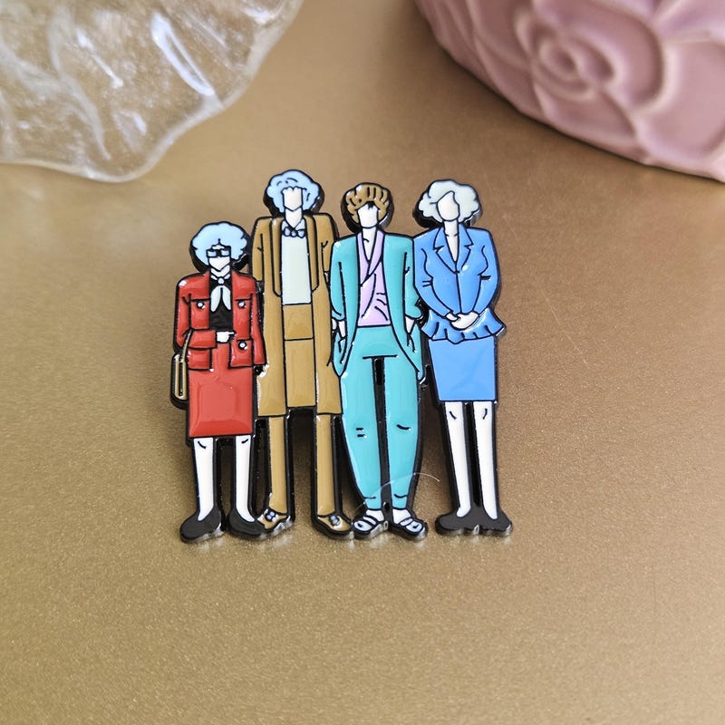 Golden Girls Enamel Pin - Etsy