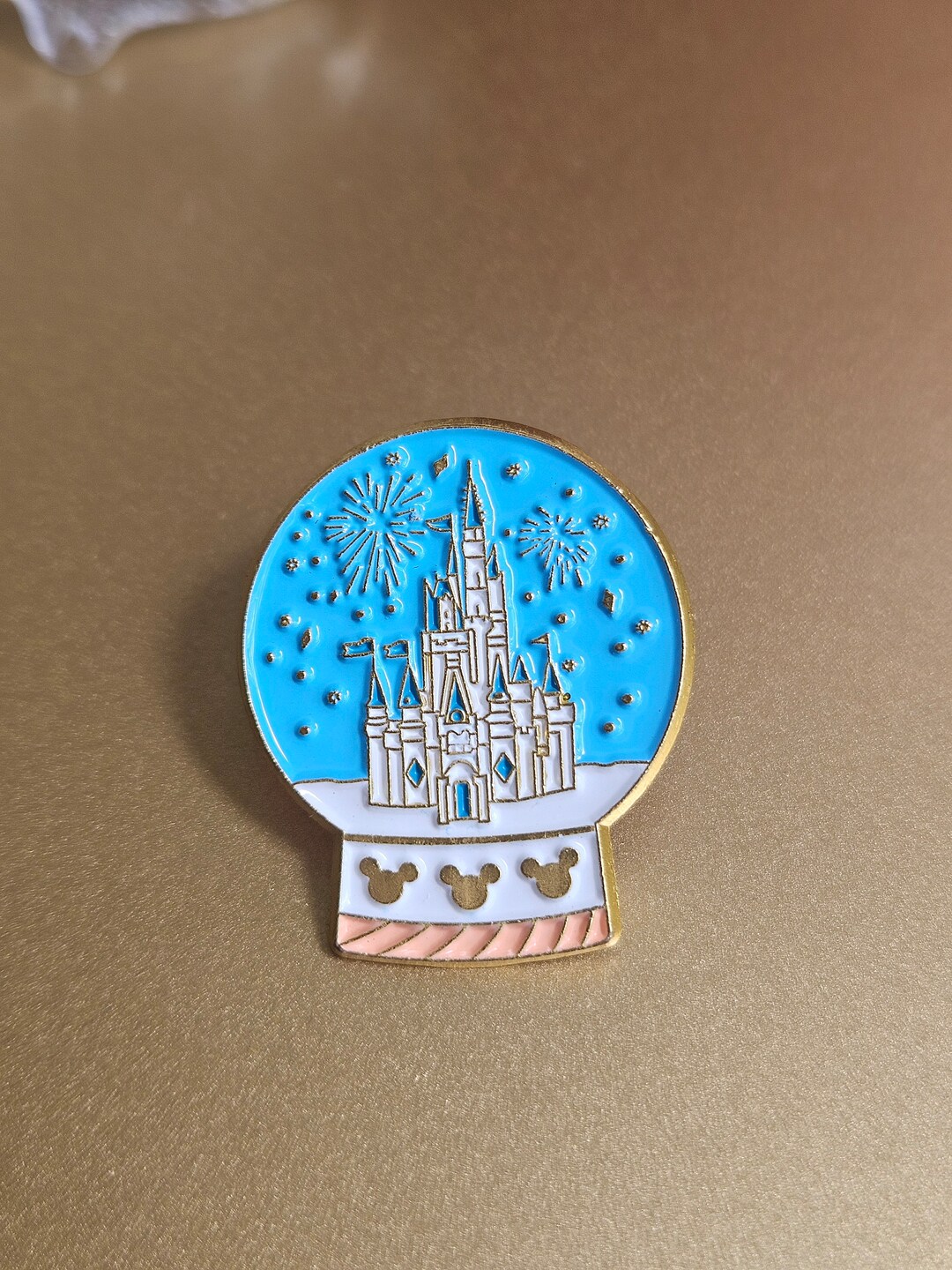 Castle Snow Globe Pin. Enamel Pin. Backpack Accessories. - Etsy