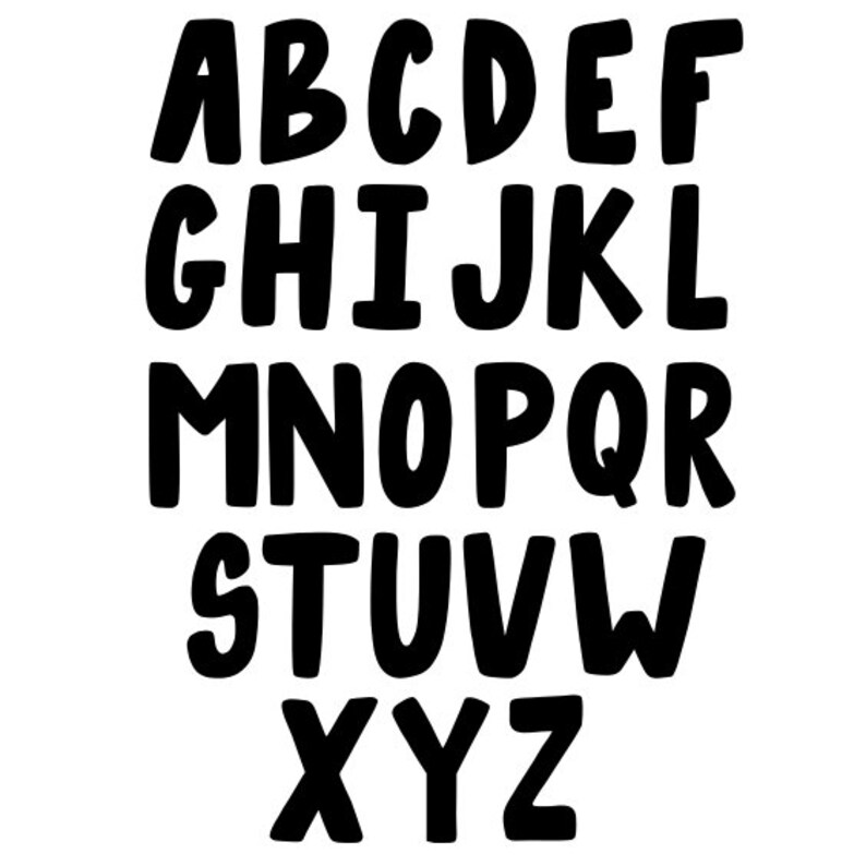 Multiple Alphabets Bundle, Hand Drawn Alphabets SVG/PNG Bundle, PNG ...