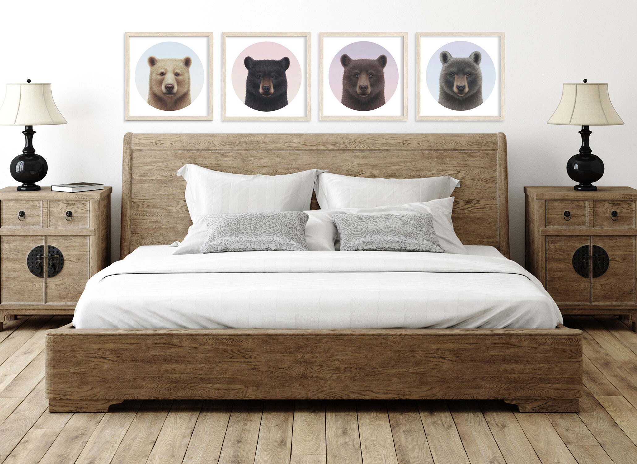 Spirit Bear Art Print With Original Artwork by Sarah Becktel. Kermode ...