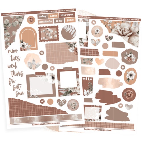 Kit 1 Journal Sticker Kit Bullet Journal Stickers - Etsy