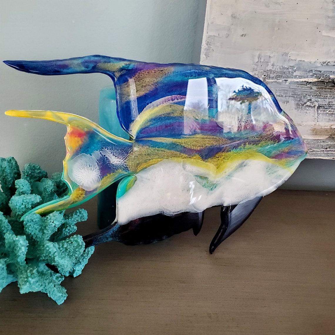 Tropical Fish Wall Art, Tropical Fish Art, Fish Artwork, Tropical Fish ...