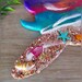 Sunset Beach Turtle With Rose Gold Glittered Beach, Starfish, Shells ...