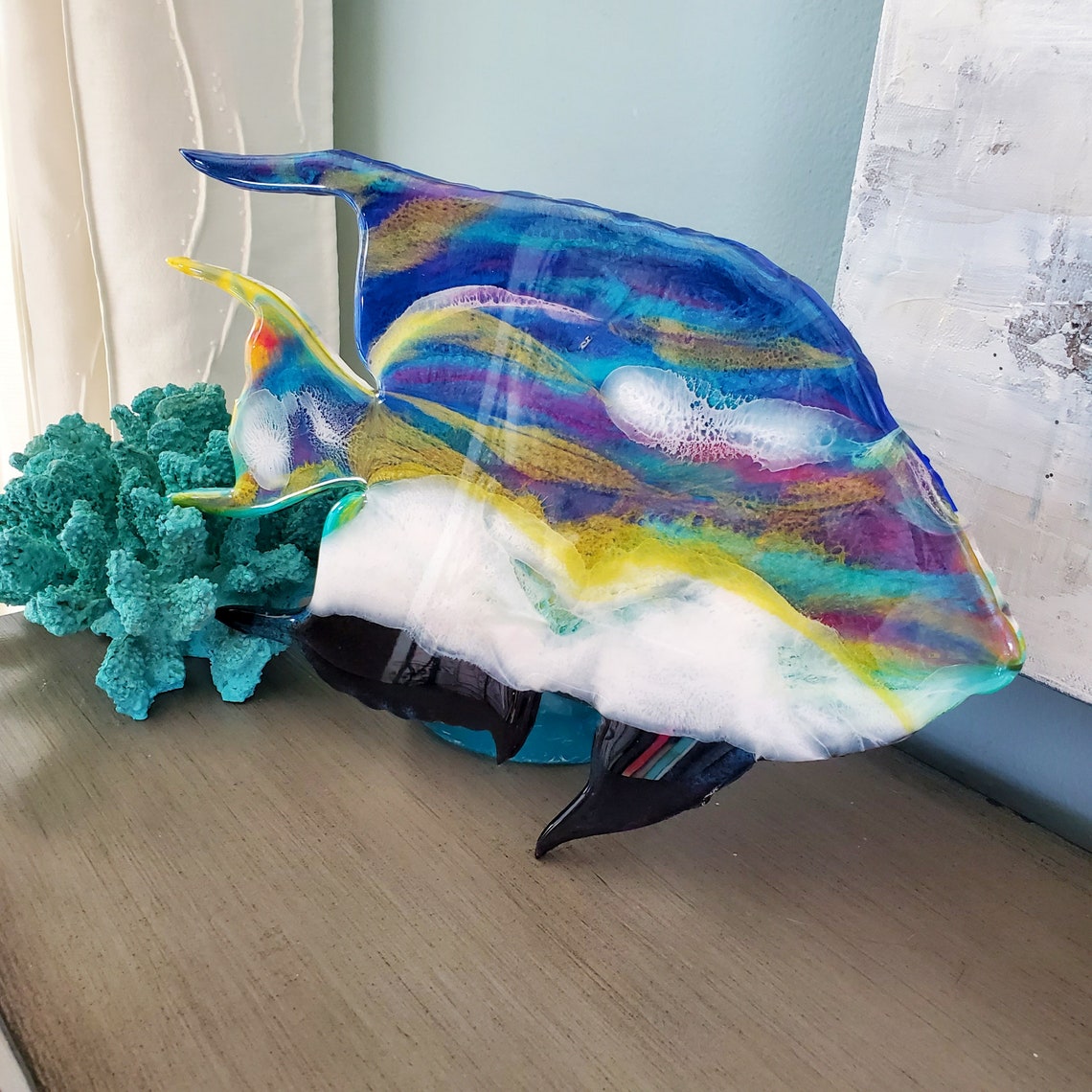 Tropical Fish Wall Art, Tropical Fish Art, Fish Artwork, Tropical Fish ...