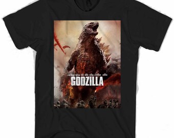 Godzilla t shirt | Etsy