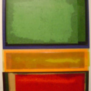 Wall Sculpture/rothko Tribute/collage Sculpture/office Art/mixed Media ...