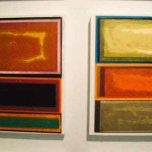 Wall Sculpture/rothko Tribute/collage Sculpture/office Art/mixed Media ...