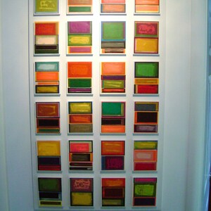 Wall Sculpture/rothko Tribute/collage Sculpture/office Art/mixed Media ...