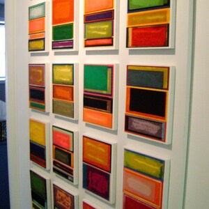 Wall Sculpture/rothko Tribute/collage Sculpture/office Art/mixed Media ...