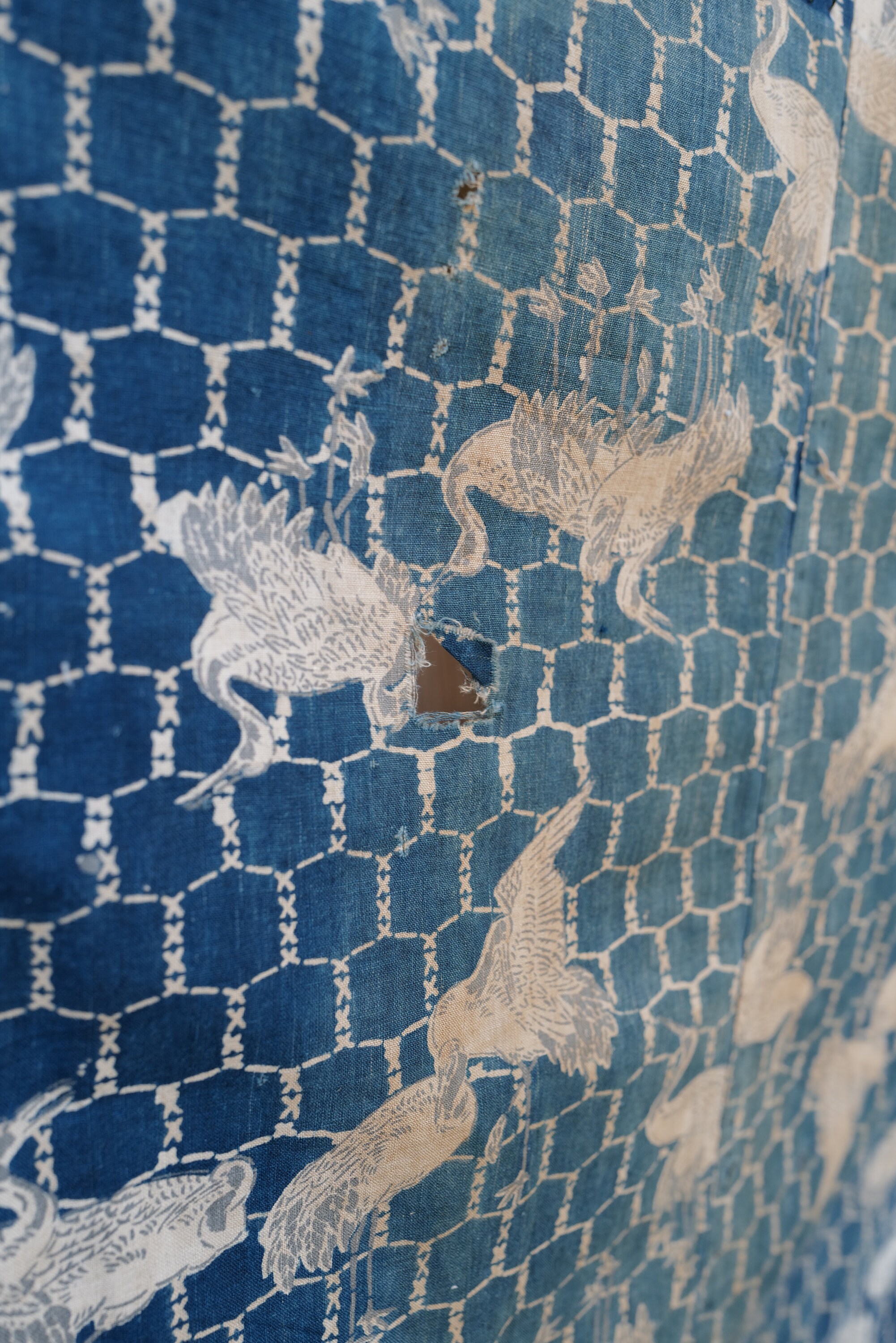 Vintage Japanese Indigo-dyed Katazome Textile - Etsy