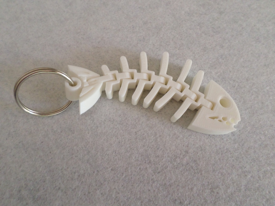 Flexible Fish Bones Keychain - Ready to Ship, FREE Standard US Shipping ...