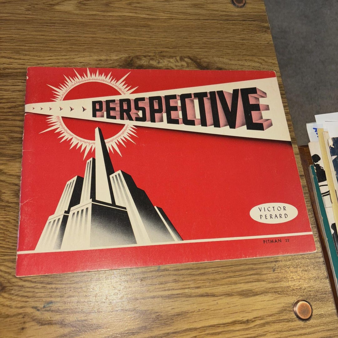 Perspective, Pitman Art Book 22, Victor Perard 1957 Paperback - Etsy