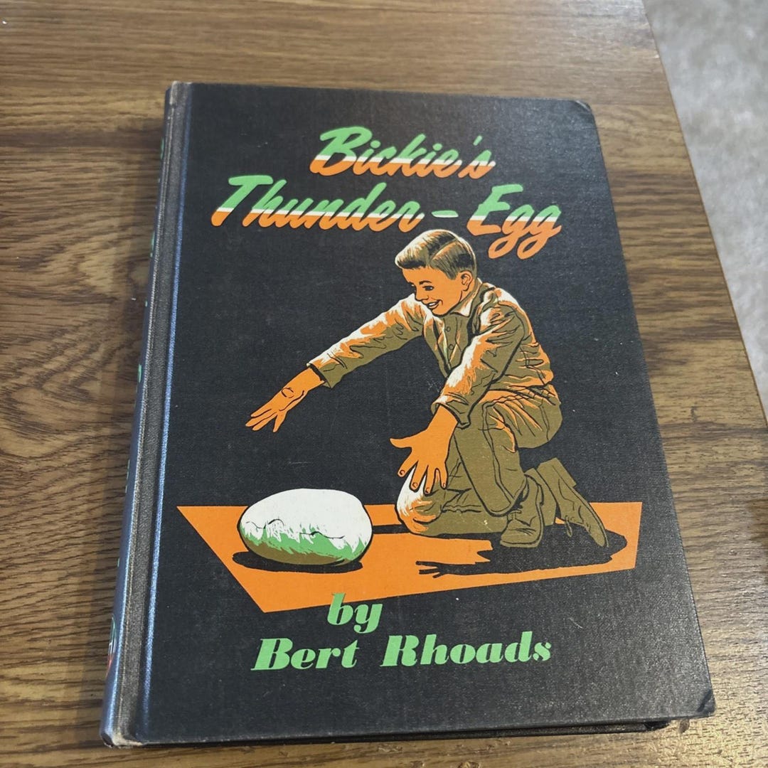 Bickie's Thunder-egg by Bert Rhoads 1960 R&H Publishing HC Book - Etsy
