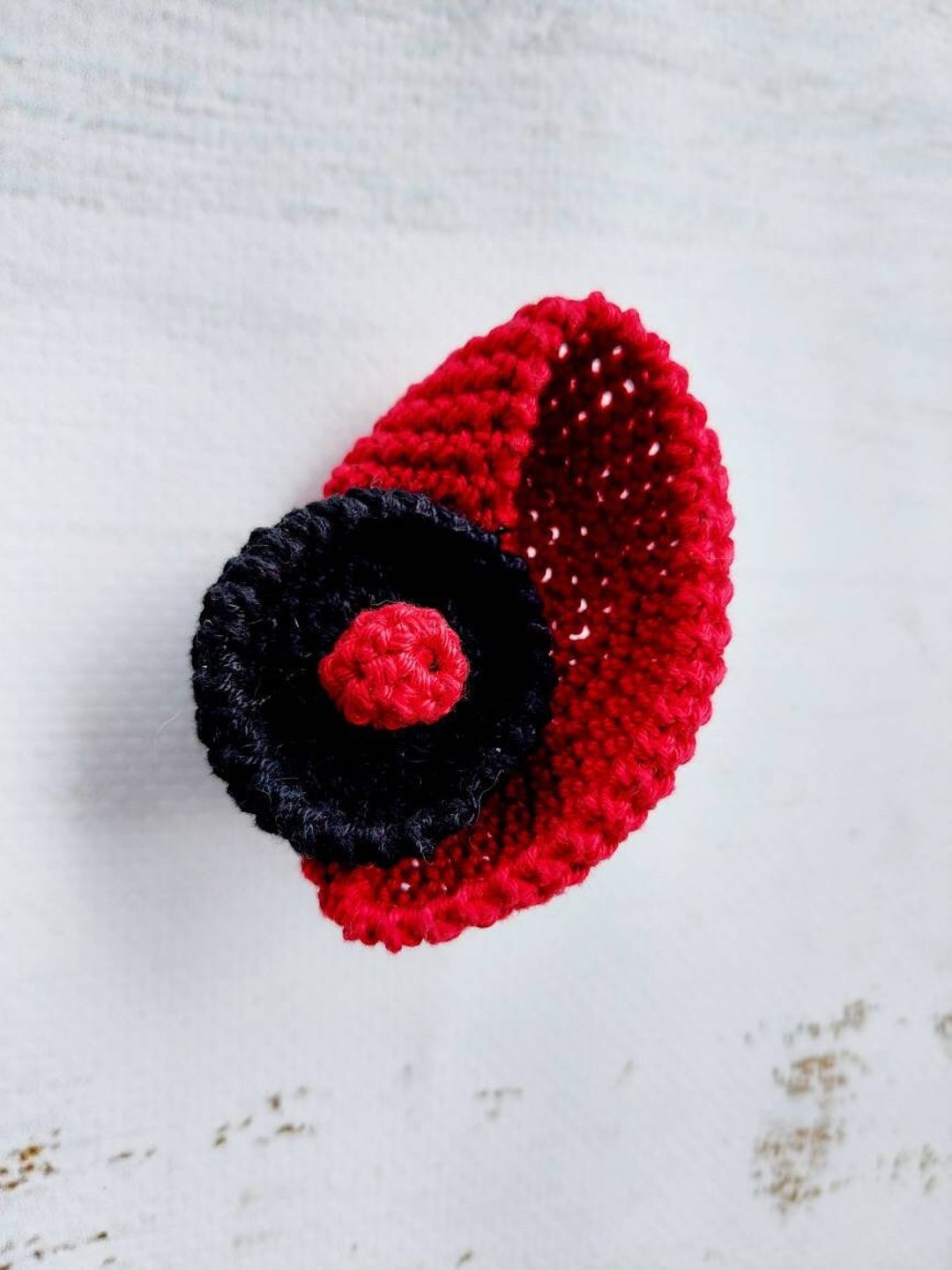 Ukrainian Flower Crochet Brooch From Ukrainian Artist, Yellow and Blue ...